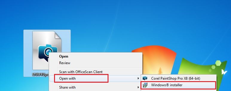 EndNote: Unable to install update manually. MSP file opens with Corel ...
