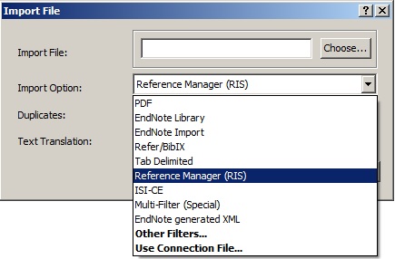 EndNote: Converting from RefWorks to EndNote