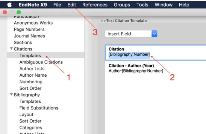 EndNote Mac：插入文献，如何将文献序号改为上标