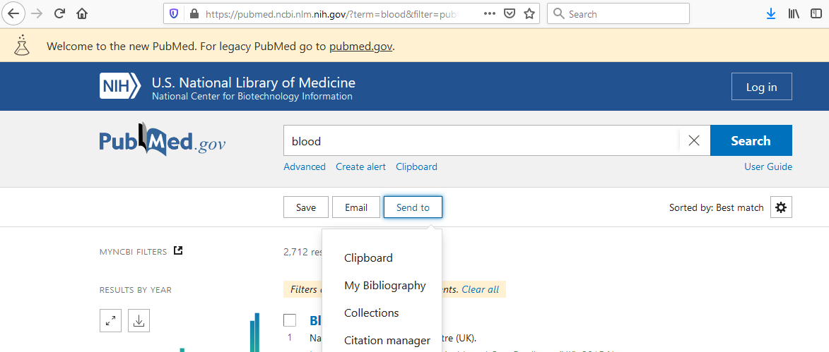 EndNote: Importing references from PubMed's website
