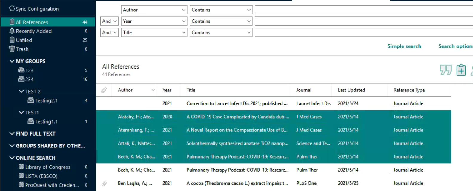 EndNote: 怎样更新文献的内容
