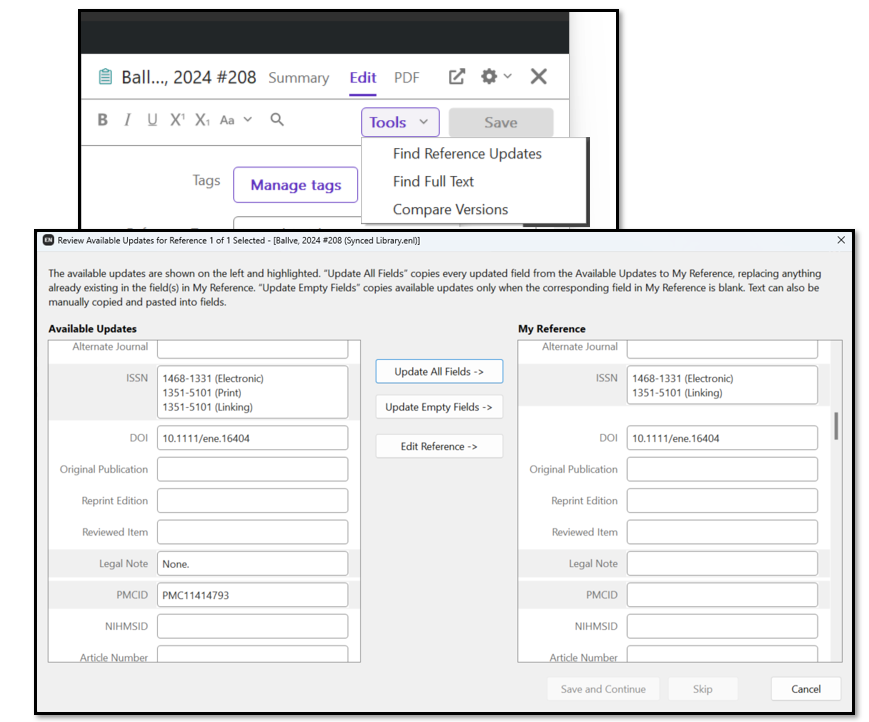 EndNote 2025: Key Features