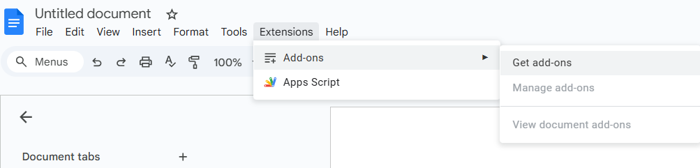 EndNote: Google Docs CWYW