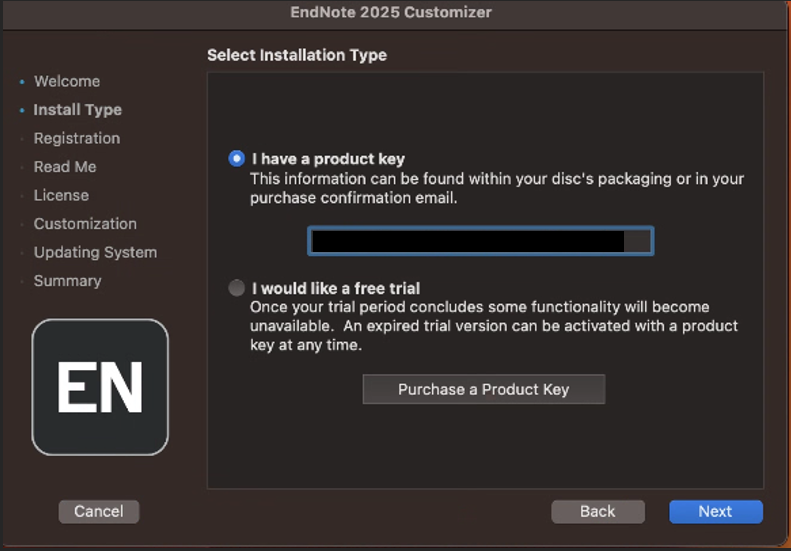 EndNote Desktop: How to Install EndNote (MacOS)