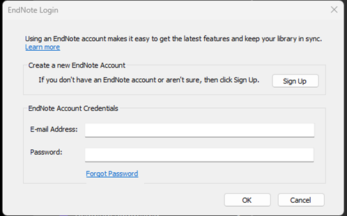 Backing Up Or Sharing An Endnote Library With Endnote Synchronization