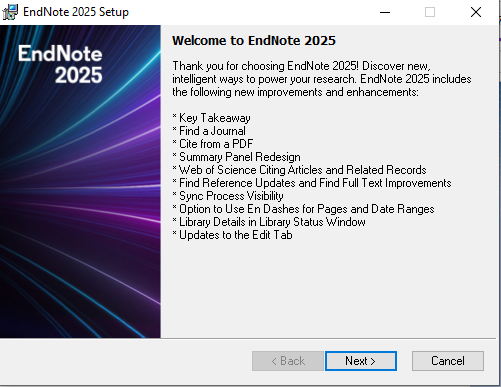 EndNote Desktop: How to Install EndNote (Windows)