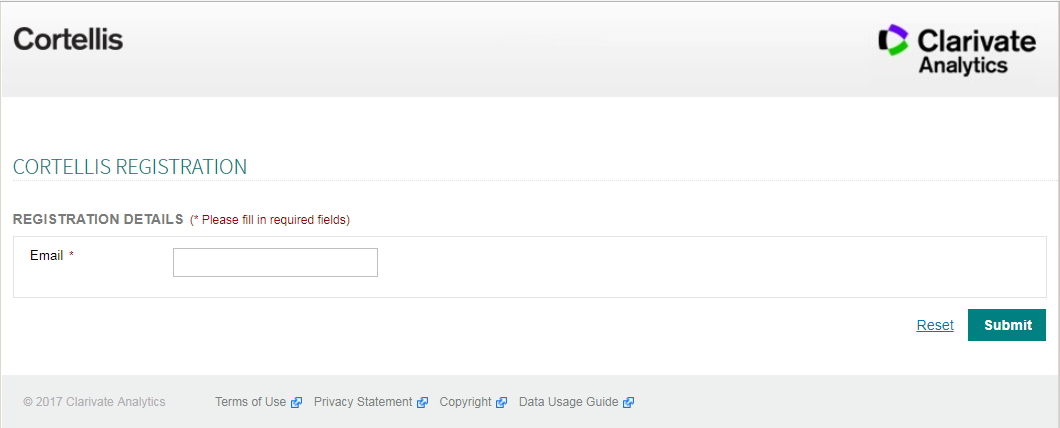 Cortellis: How to register with IP registration
