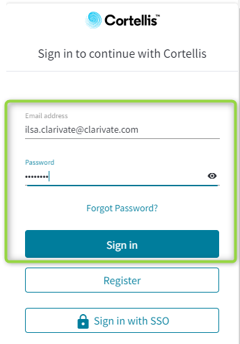 Cortellis: How to register with IP registration