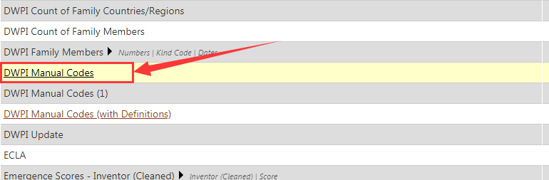Derwent Data Analyzer: 如何在DDA中获得导入DI数据中的中文的DWPI Manual Code