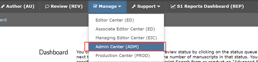 ScholarOne Manuscript: 如何调整账号的权限与状态