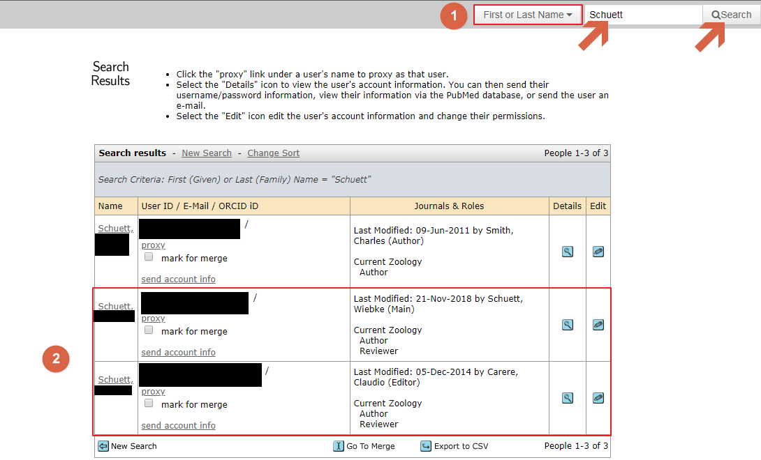 ScholarOne-如何合并（Merge）重复注册的账号