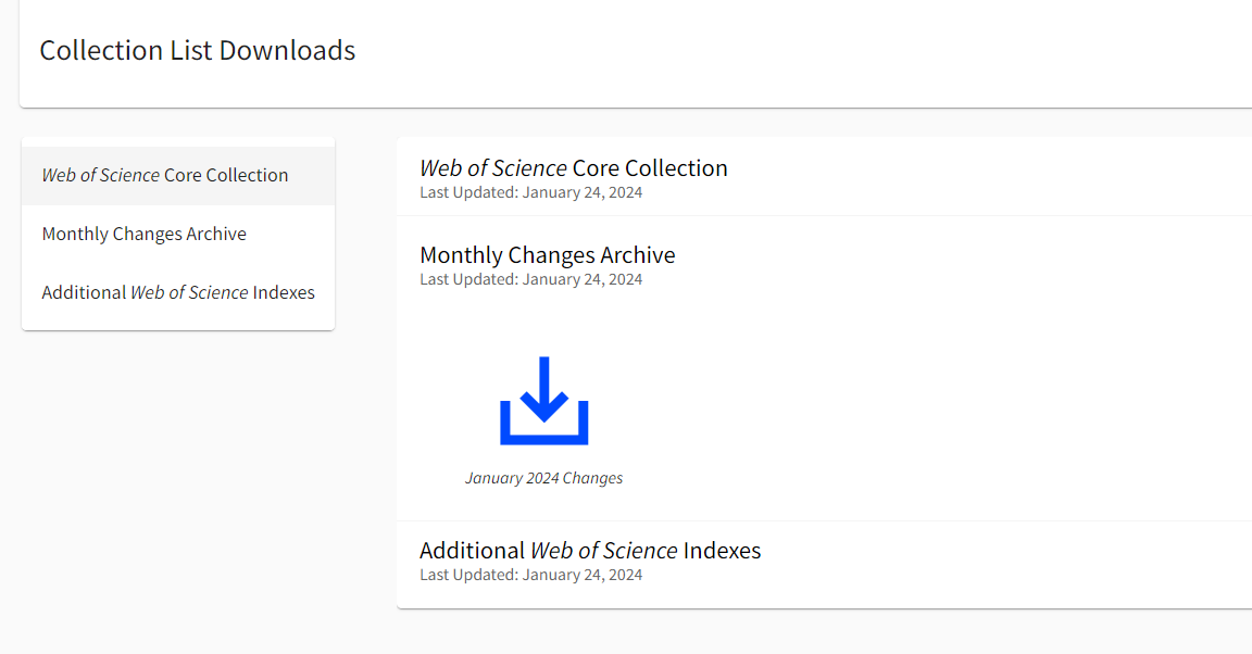 Web of Science： 如何使用Master Journal List网站查询期刊收录信息