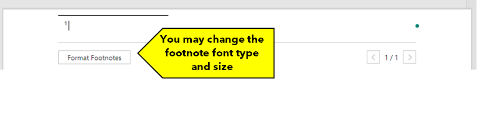 Footnotes for Word Online